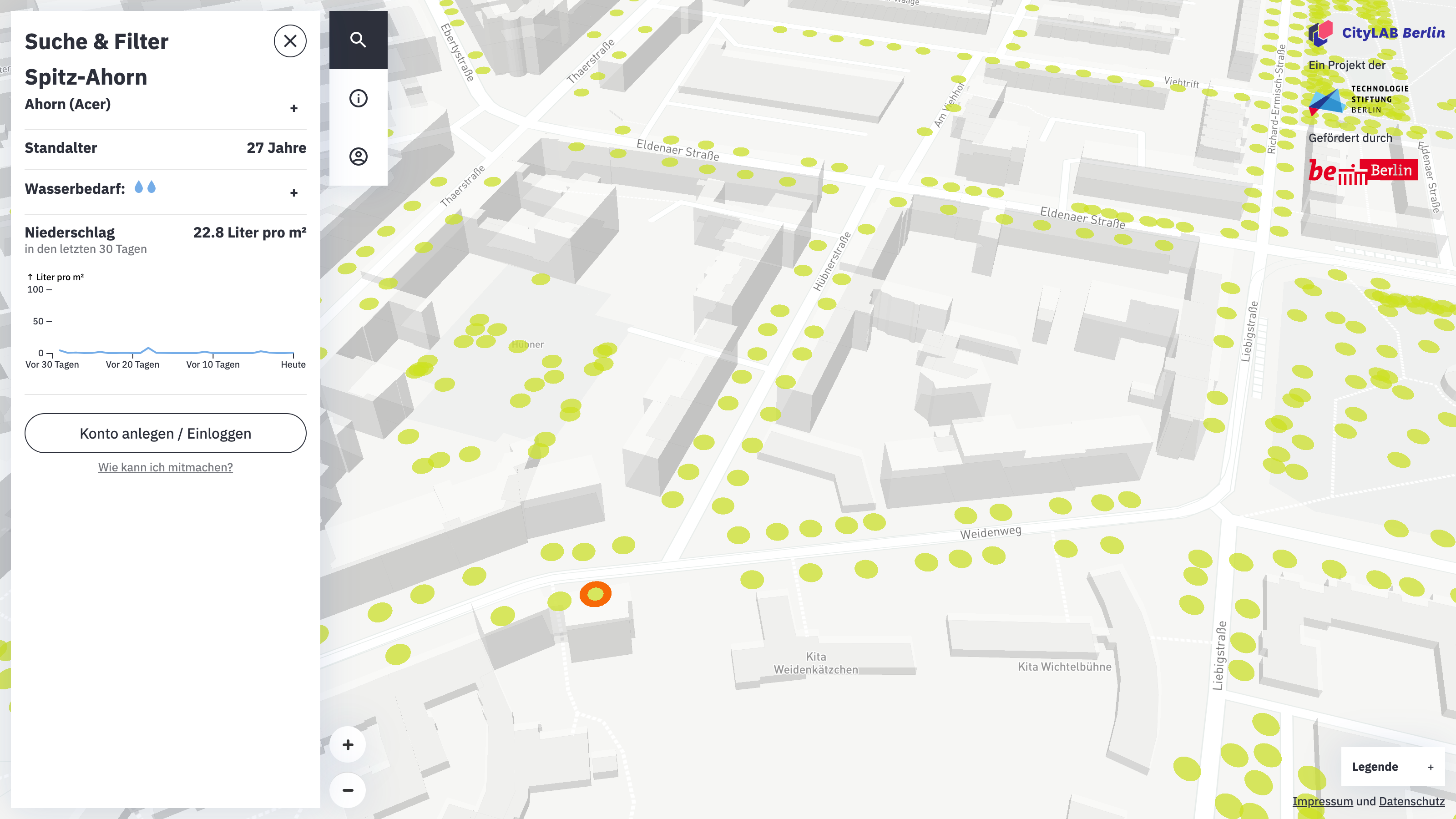Gieß den Kiez | berlinOS-demo